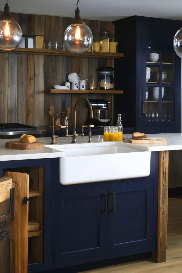 The Navy Blue Kitchen: Tradition Meets Trend - Kitchen Informant