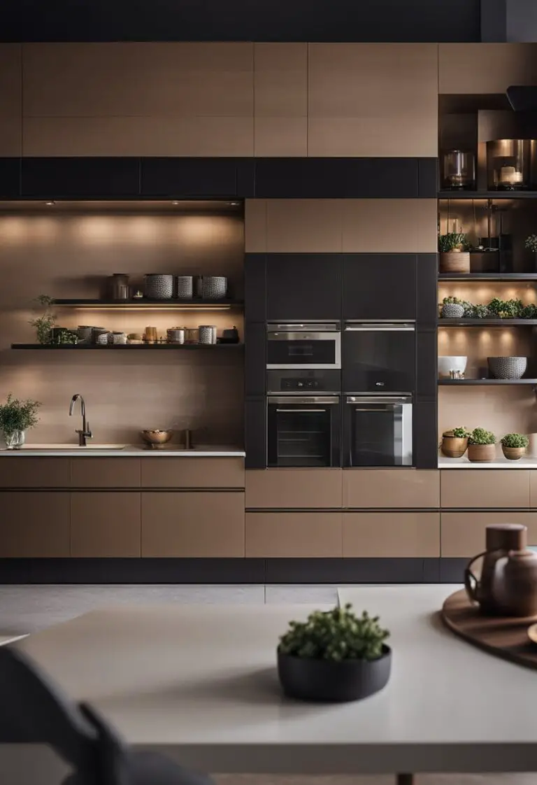 The Charm of Brown Kitchens