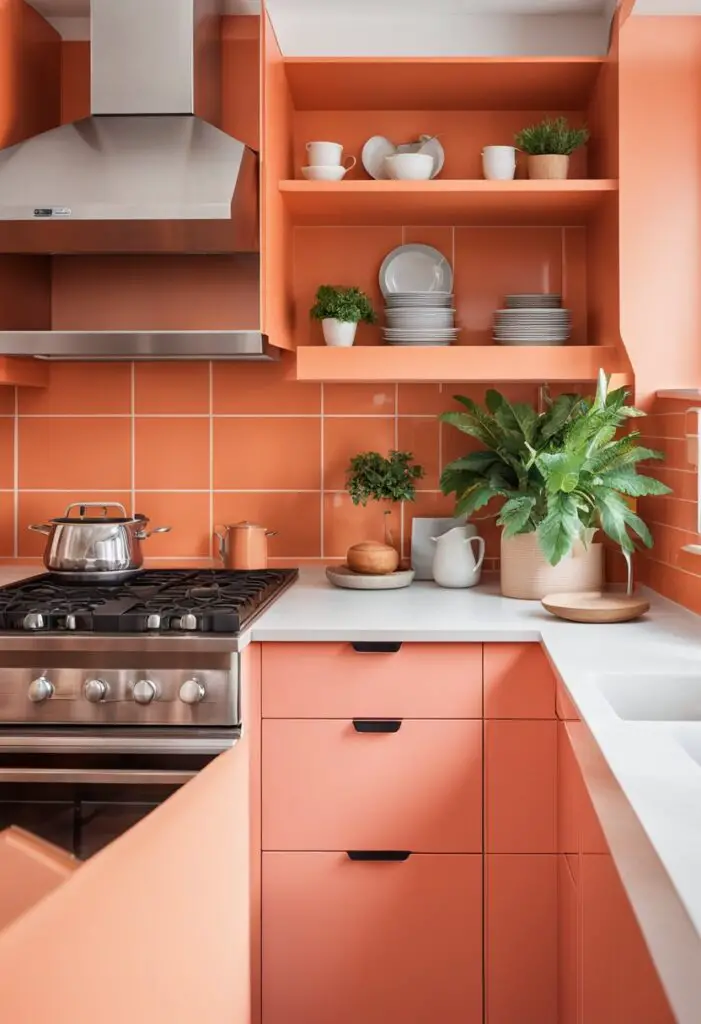 Coral Kitchen Ideas: Transforming Spaces with a Pop of Color
