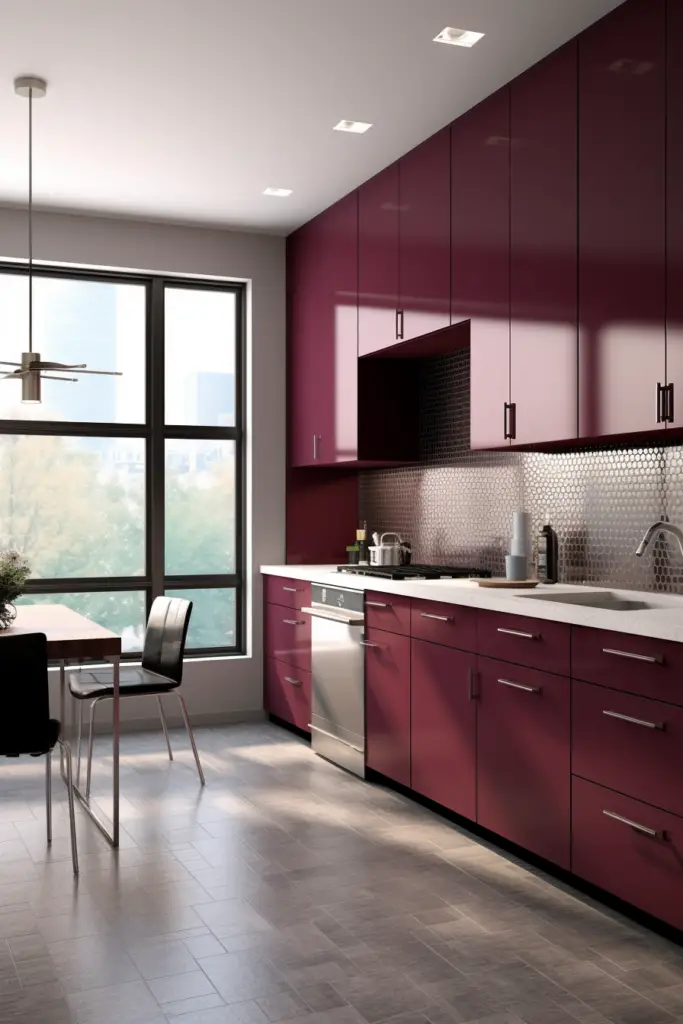 Burgundy Kitchen Trends in Modern Designs