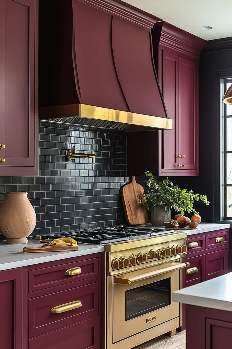Burgundy Kitchen Trends in Modern Designs