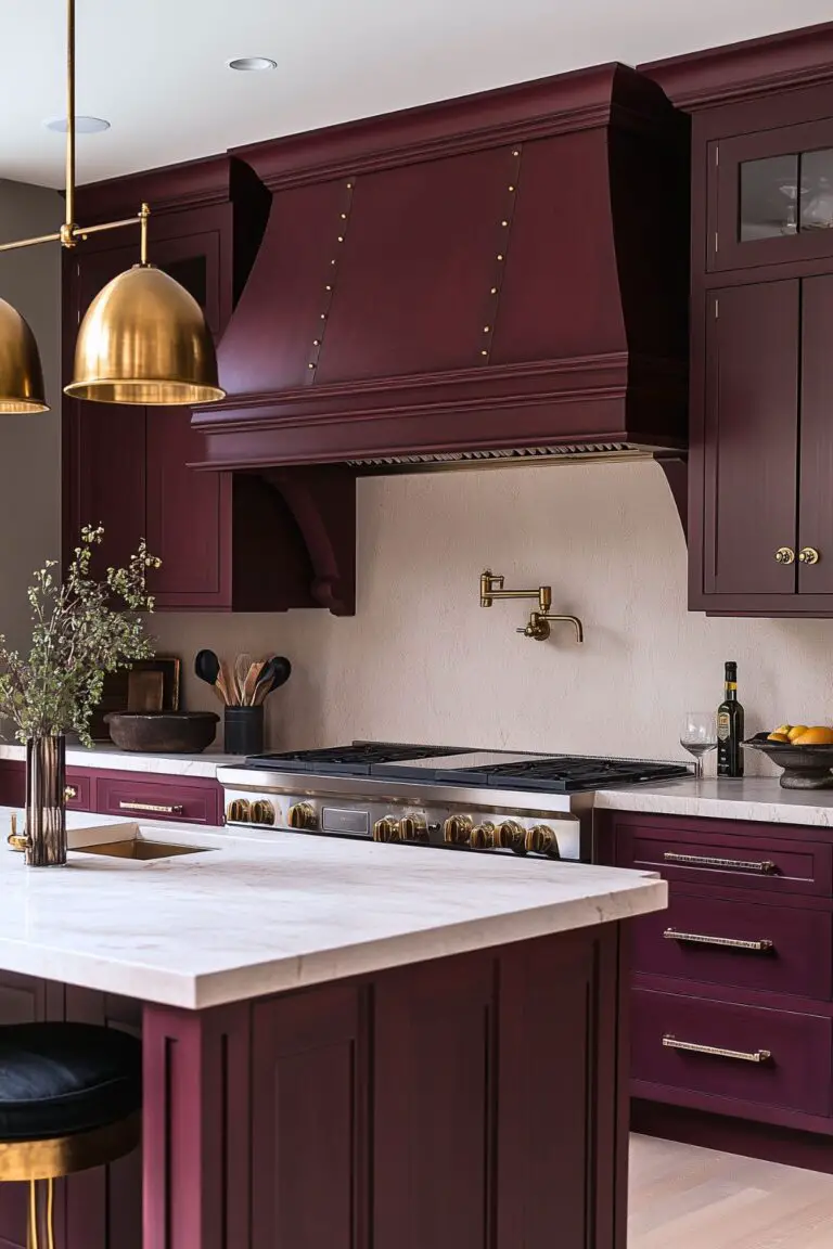 Burgundy Kitchen Trends in Modern Designs