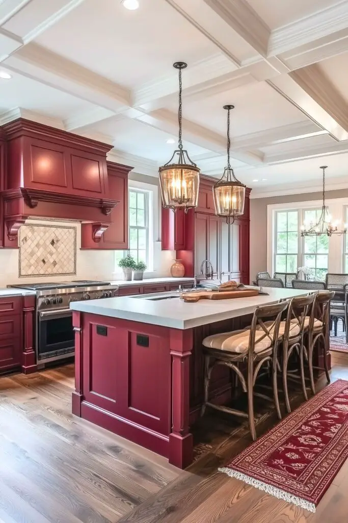 Burgundy Kitchen Trends in Modern Designs