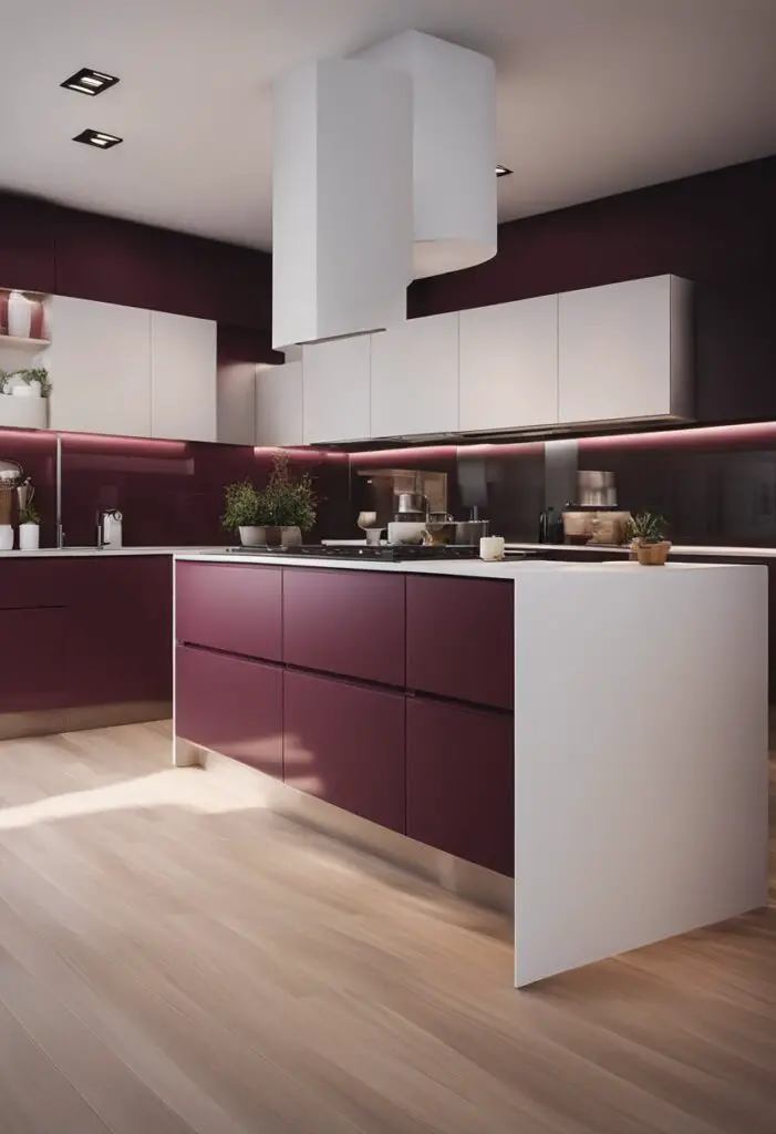 Burgundy Kitchen Trends in Modern Designs