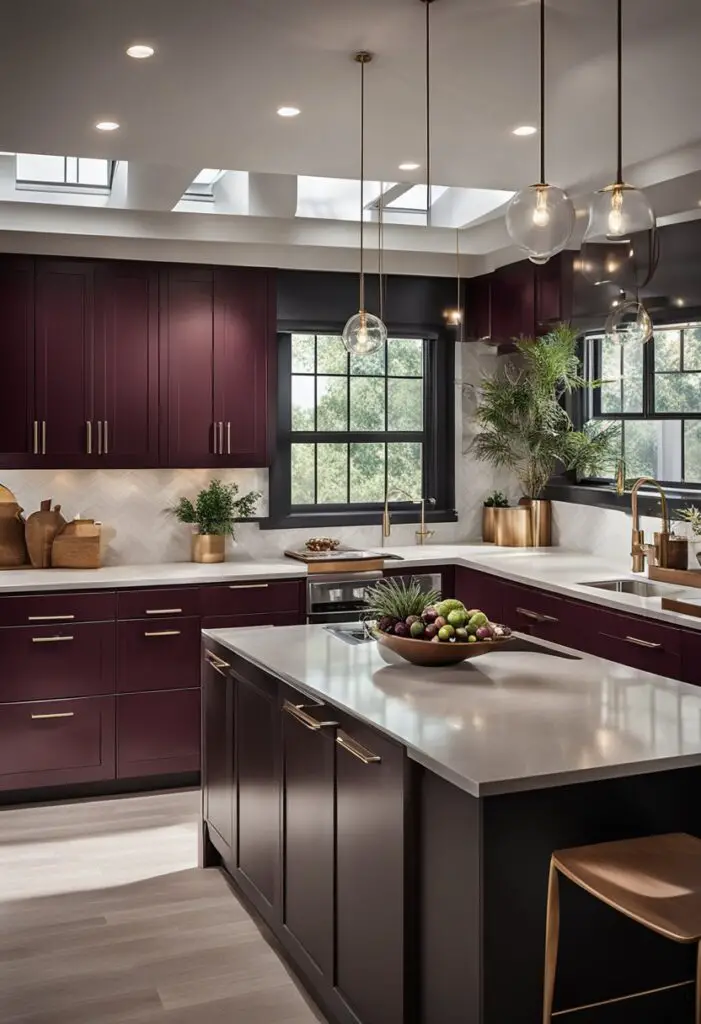 Burgundy Kitchen Trends in Modern Designs