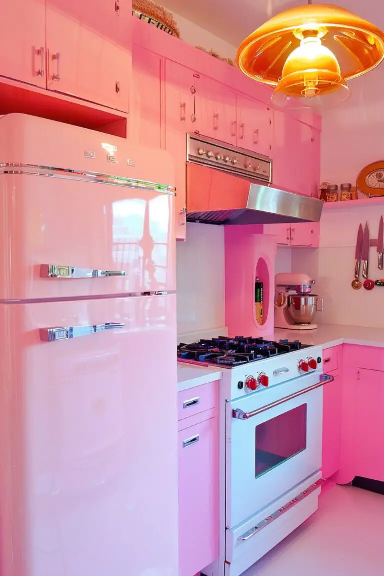 Retro Pink Kitchen Ideas for a Nostalgic Touch - Kitchen Informant