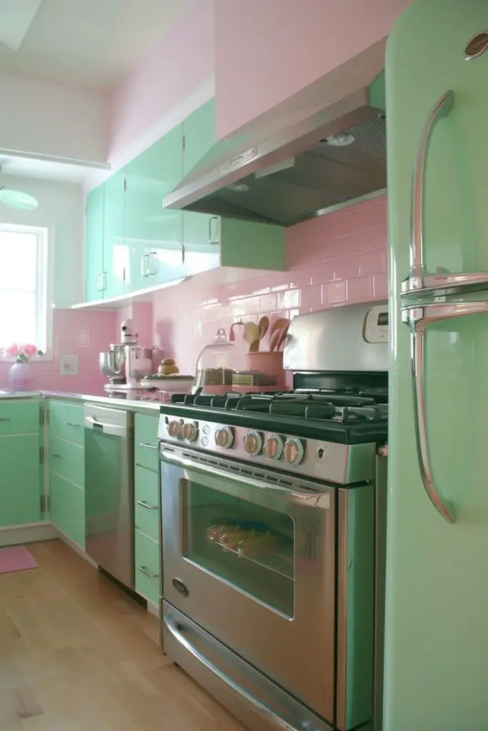Retro Pink Kitchen Ideas for a Nostalgic Touch - Kitchen Informant
