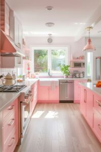 Retro Pink Kitchen Ideas for a Nostalgic Touch - Kitchen Informant