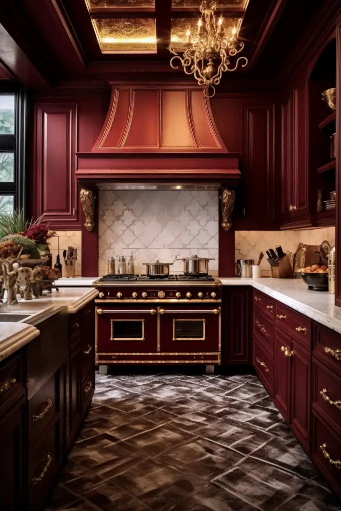 Burgundy Kitchen Trends in Modern Designs