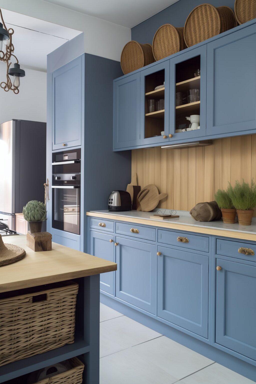 Denim Blue Kitchens: A Trendy and Timeless Choice for Your Home ...