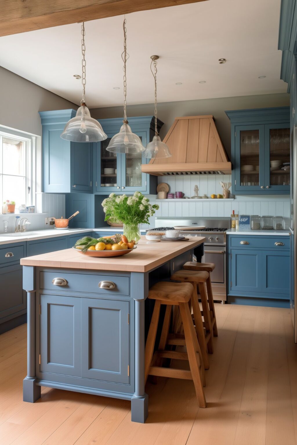 Denim Blue Kitchens: A Trendy and Timeless Choice for Your Home ...