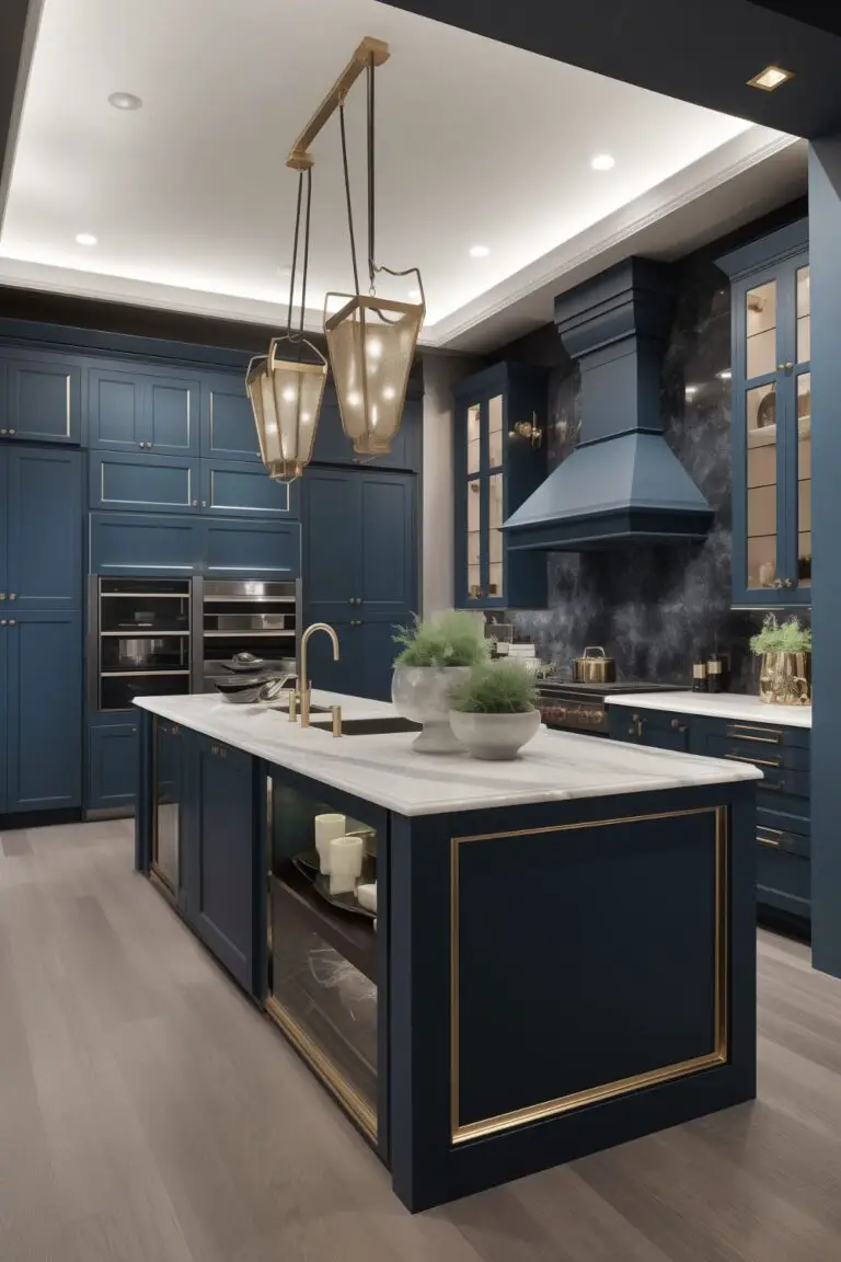 Denim Blue Kitchens: A Trendy and Timeless Choice for Your Home ...