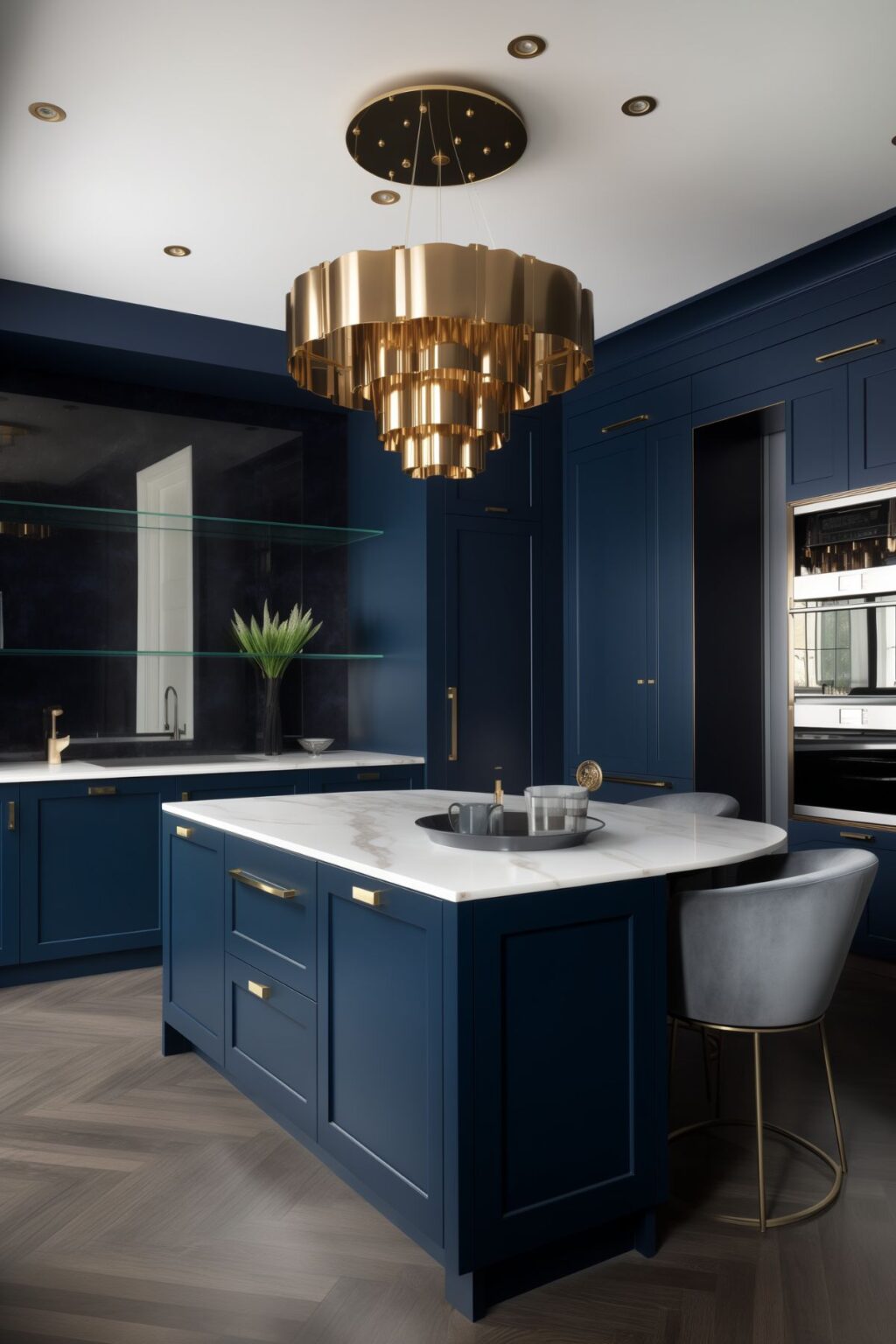 Denim Blue Kitchens: A Trendy and Timeless Choice for Your Home ...
