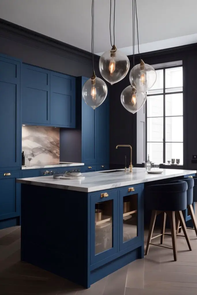 Denim Blue Kitchens: A Trendy and Timeless Choice for Your Home ...