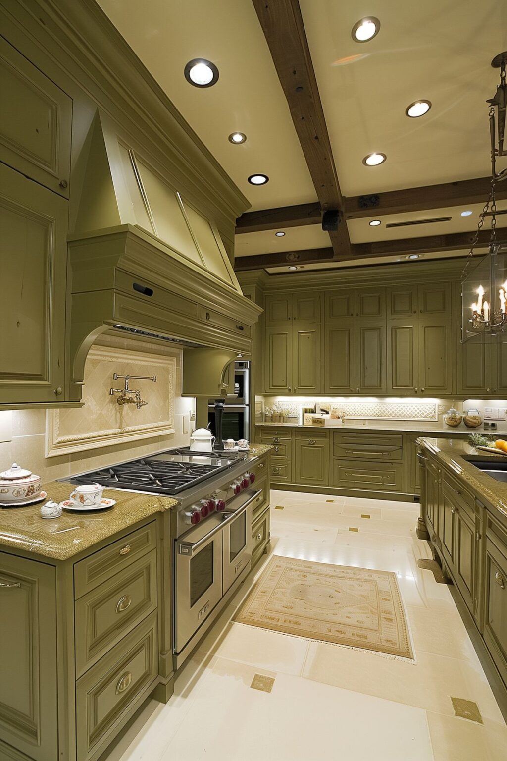 Olive and Cream Kitchens: A Perfect Blend of Warmth and Elegance