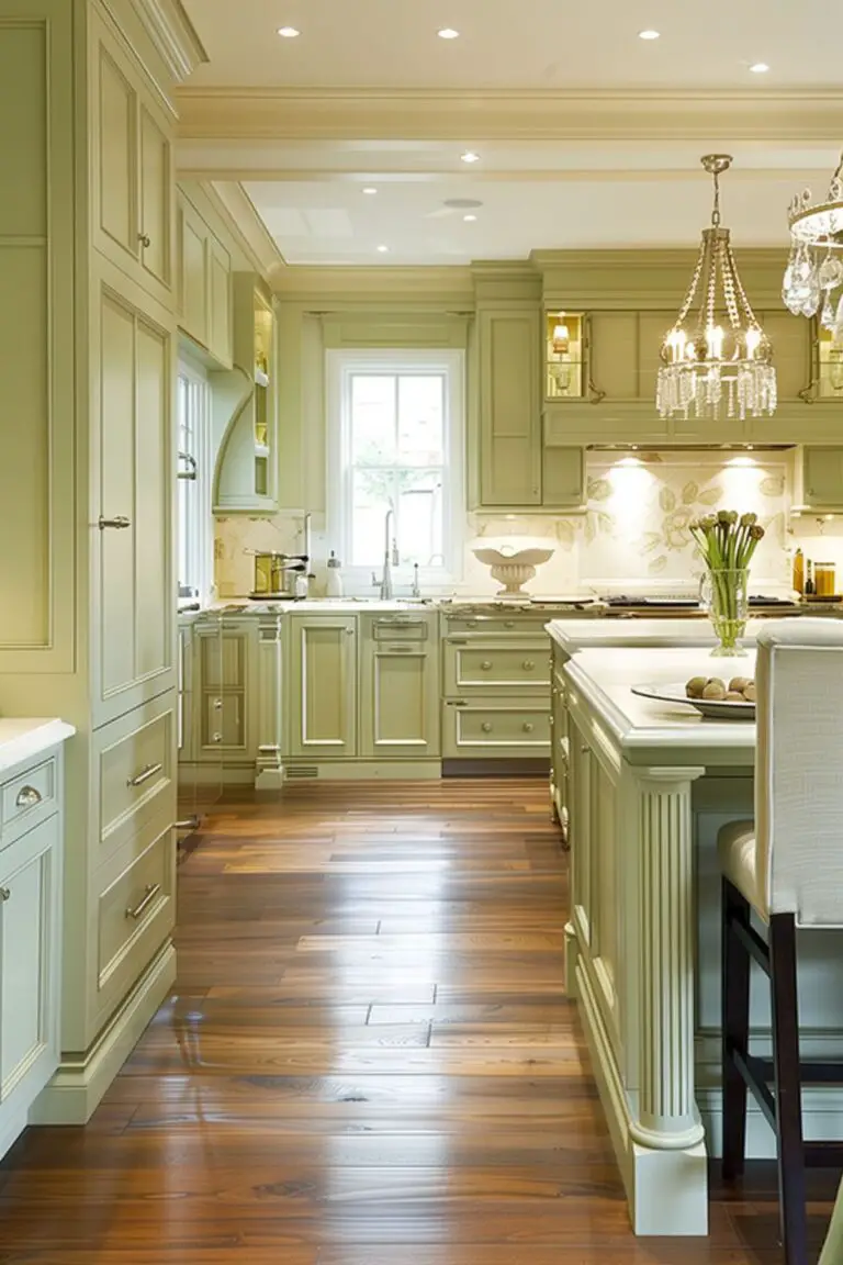 Pistachio Green Kitchens