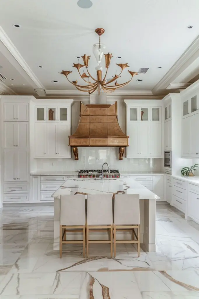 Luxurious White Kitchens: High-End Design Inspirations