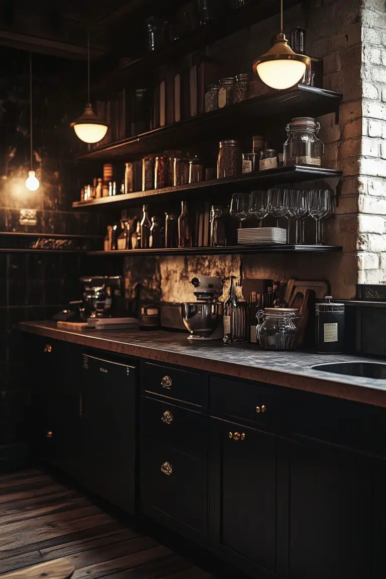 Dark Academia Kitchen Aesthetic