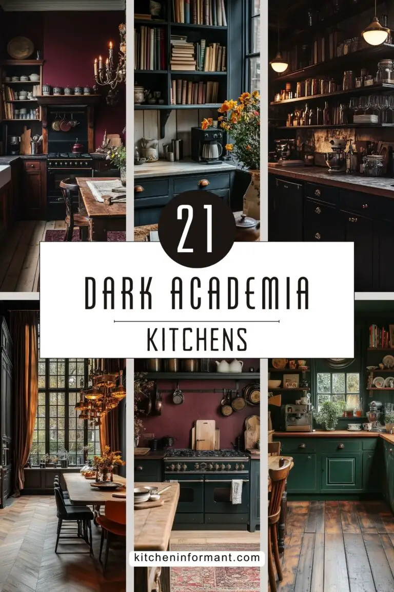 Dark Academia Kitchen Aesthetic