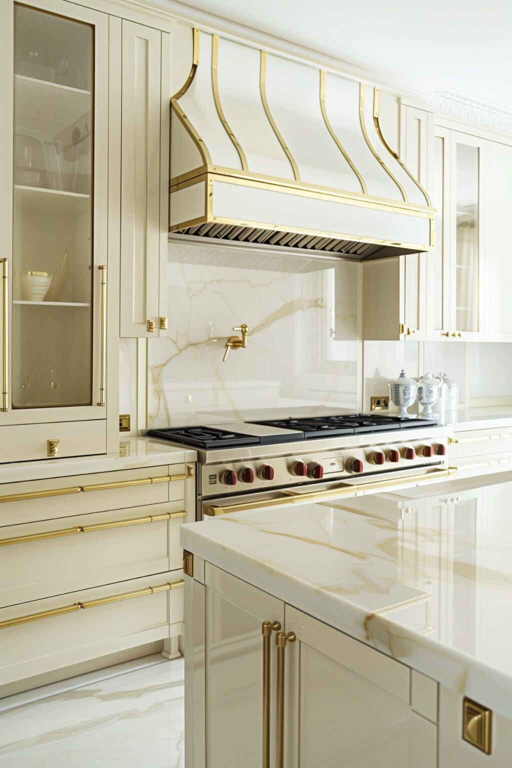 Ivory and Brass Kitchens: A Blend of Elegance and Modernity
