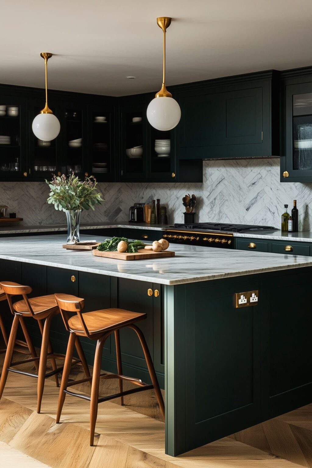 Dark Green Kitchen Cabinets: A Stylish Choice for Modern Homes ...