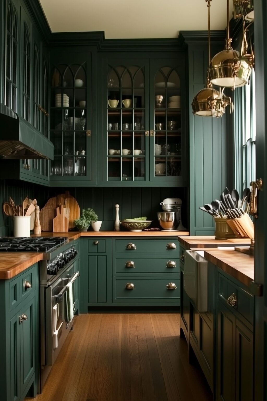 25 Moody Green Kitchens for a Cozy Aesthetic - Kitchen Informant
