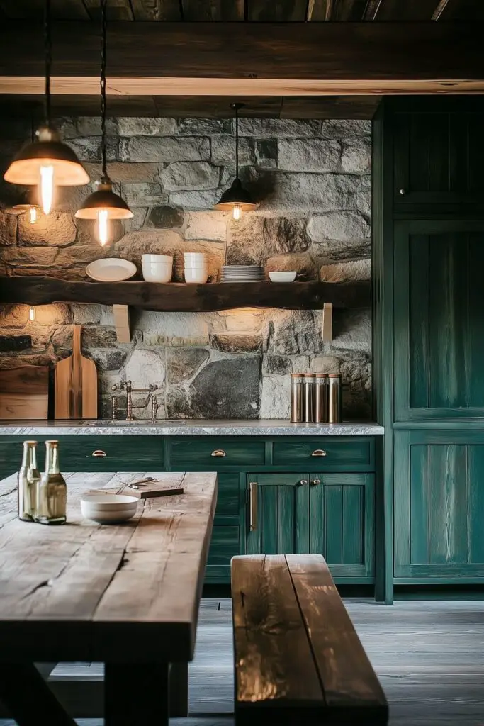 25 Moody Green Kitchens for a Cozy Aesthetic - Kitchen Informant