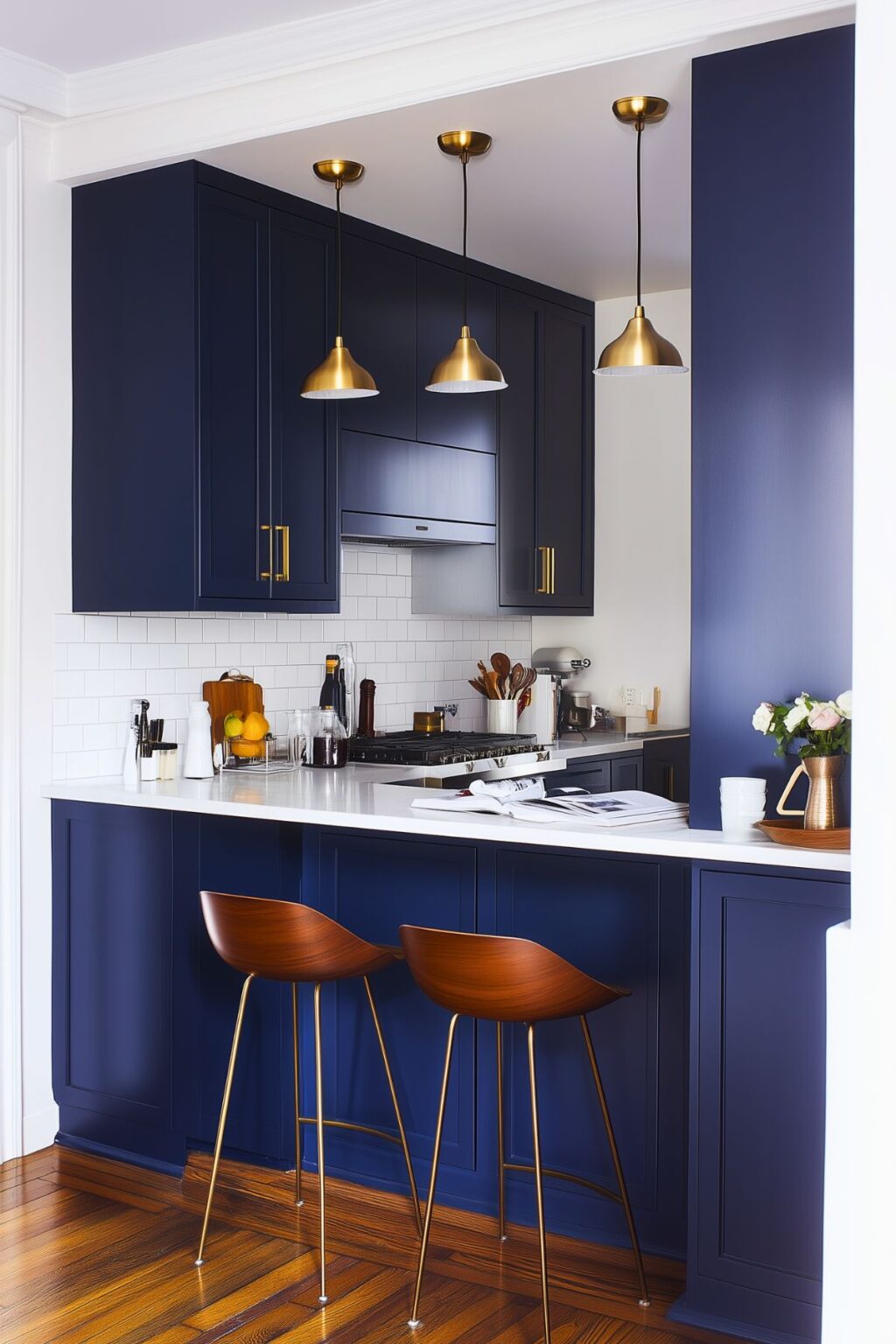Navy Blue Kitchen Cabinets
