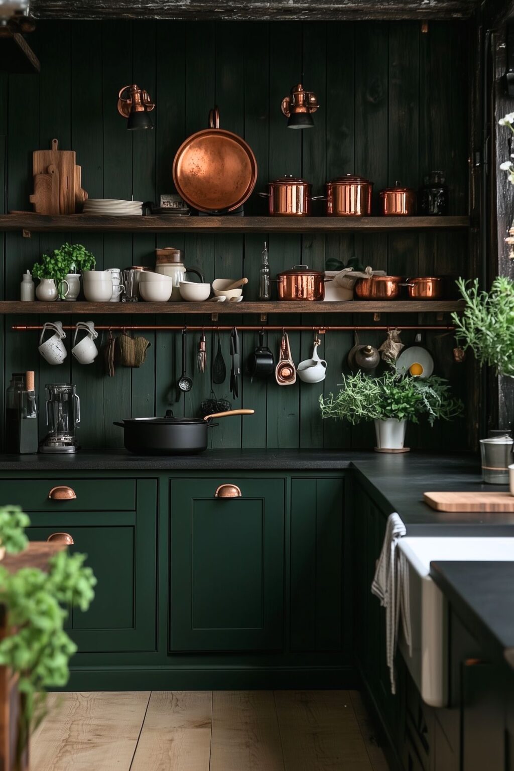 Dark Green Kitchens: Embracing Nature for a Cozy Home Vibe - Kitchen ...