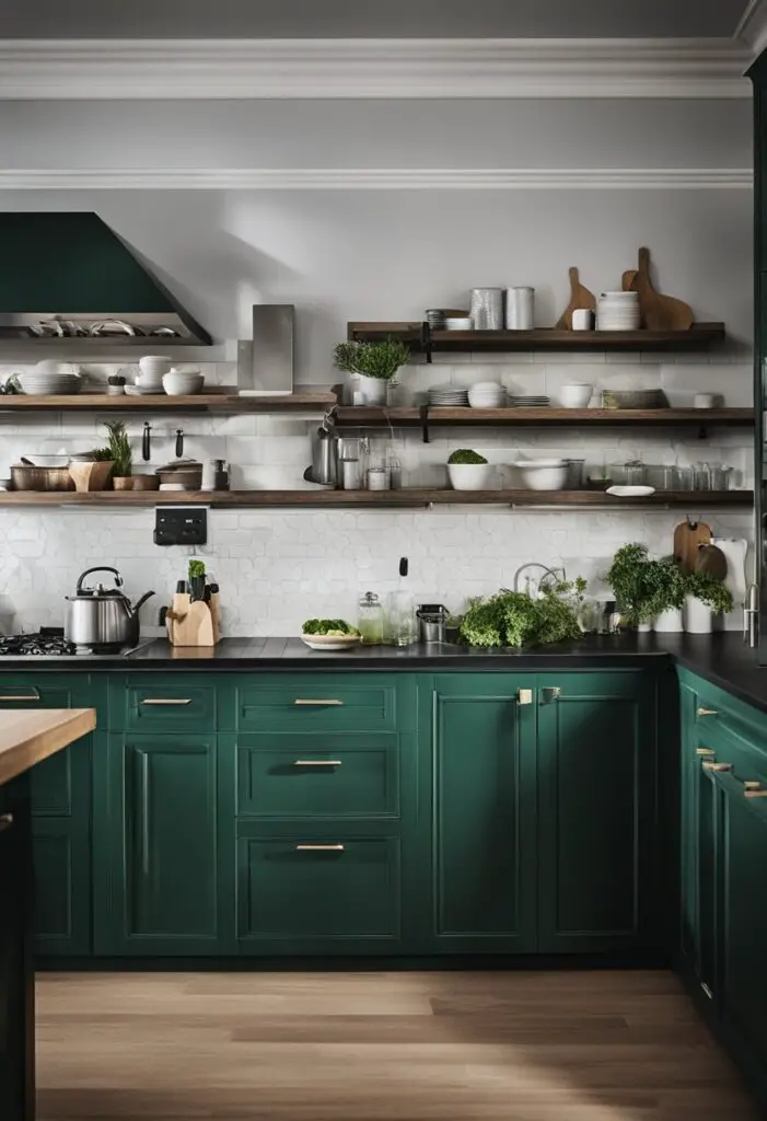 Dark Green Kitchens: Embracing Nature for a Cozy Home Vibe - Kitchen ...