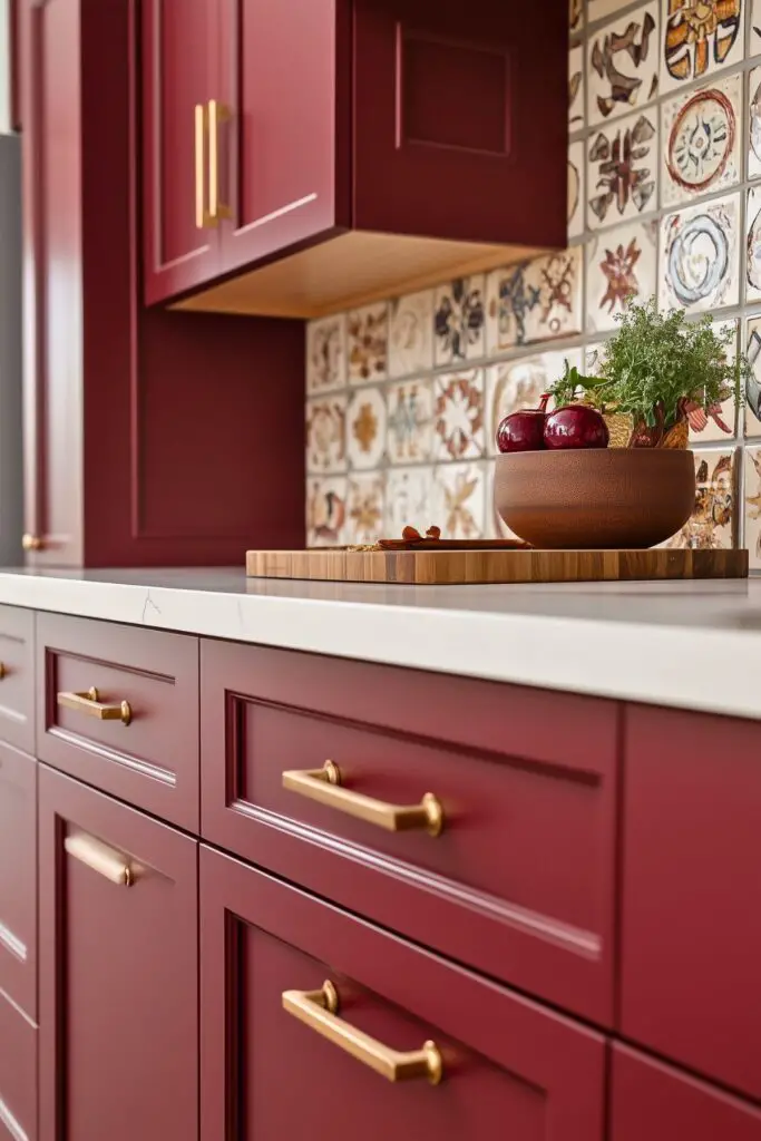 Burgundy Kitchen Cabinets That Make a Statement - Kitchen Informant