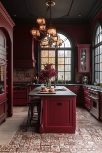 45 Stunning Burgundy Kitchens to Inspire You - Kitchen Informant