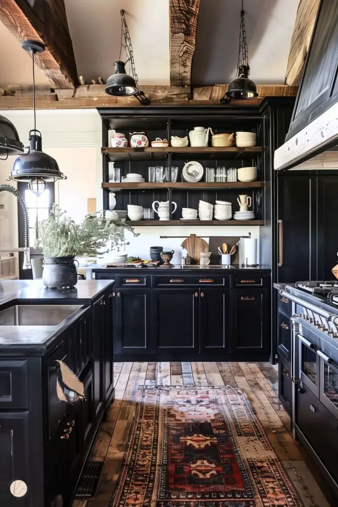 Black Kitchen Trend for 2025