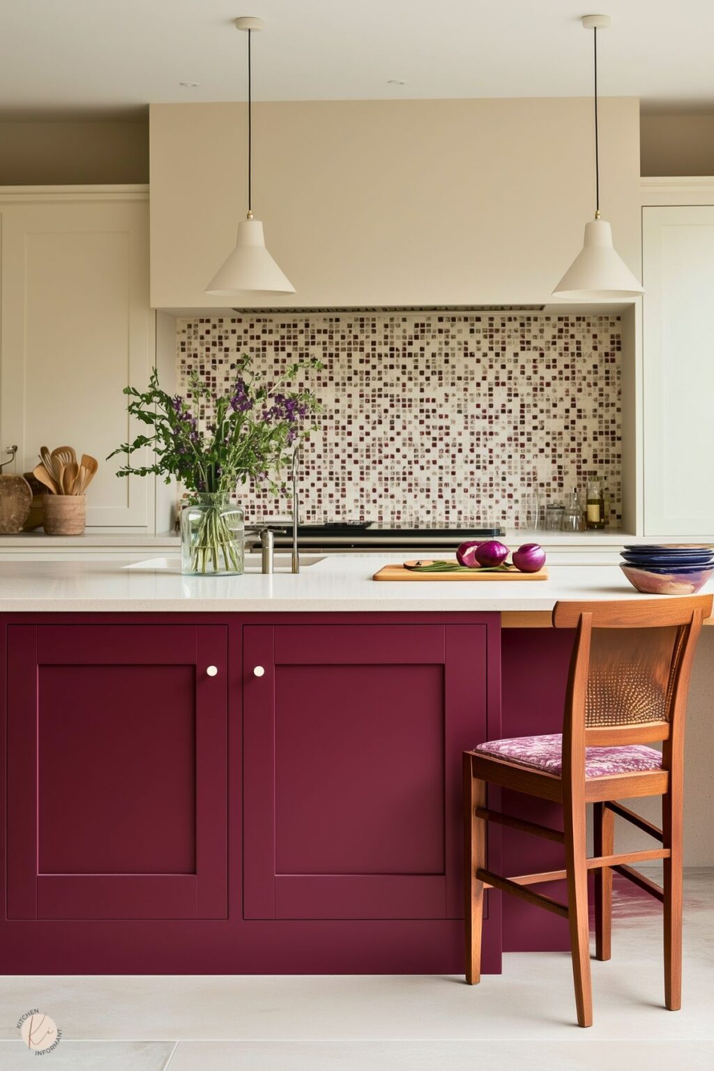 Burgundy Kitchen Islands That Steal the Spotlight - Kitchen Informant