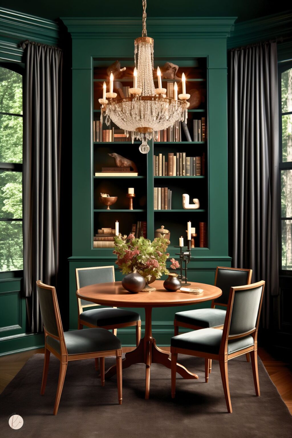 25 Dark Academia Dining Rooms - Kitchen Informant