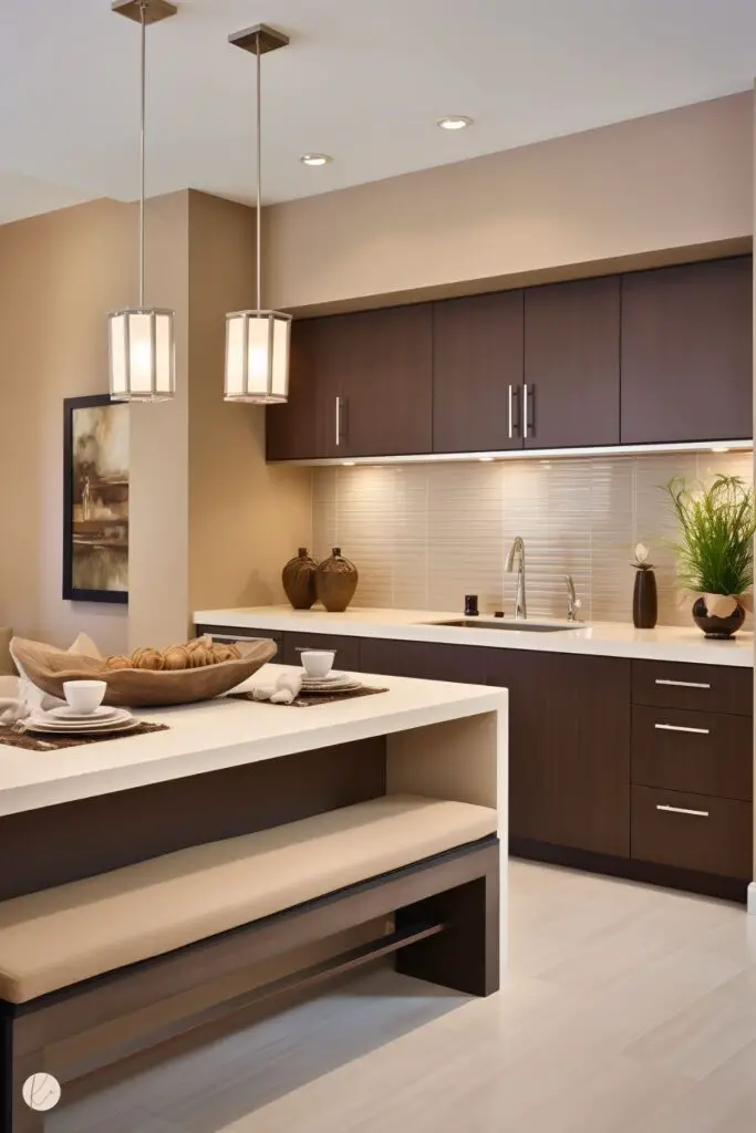 Warm Beige and Deep Brown Kitchens - Kitchen Informant