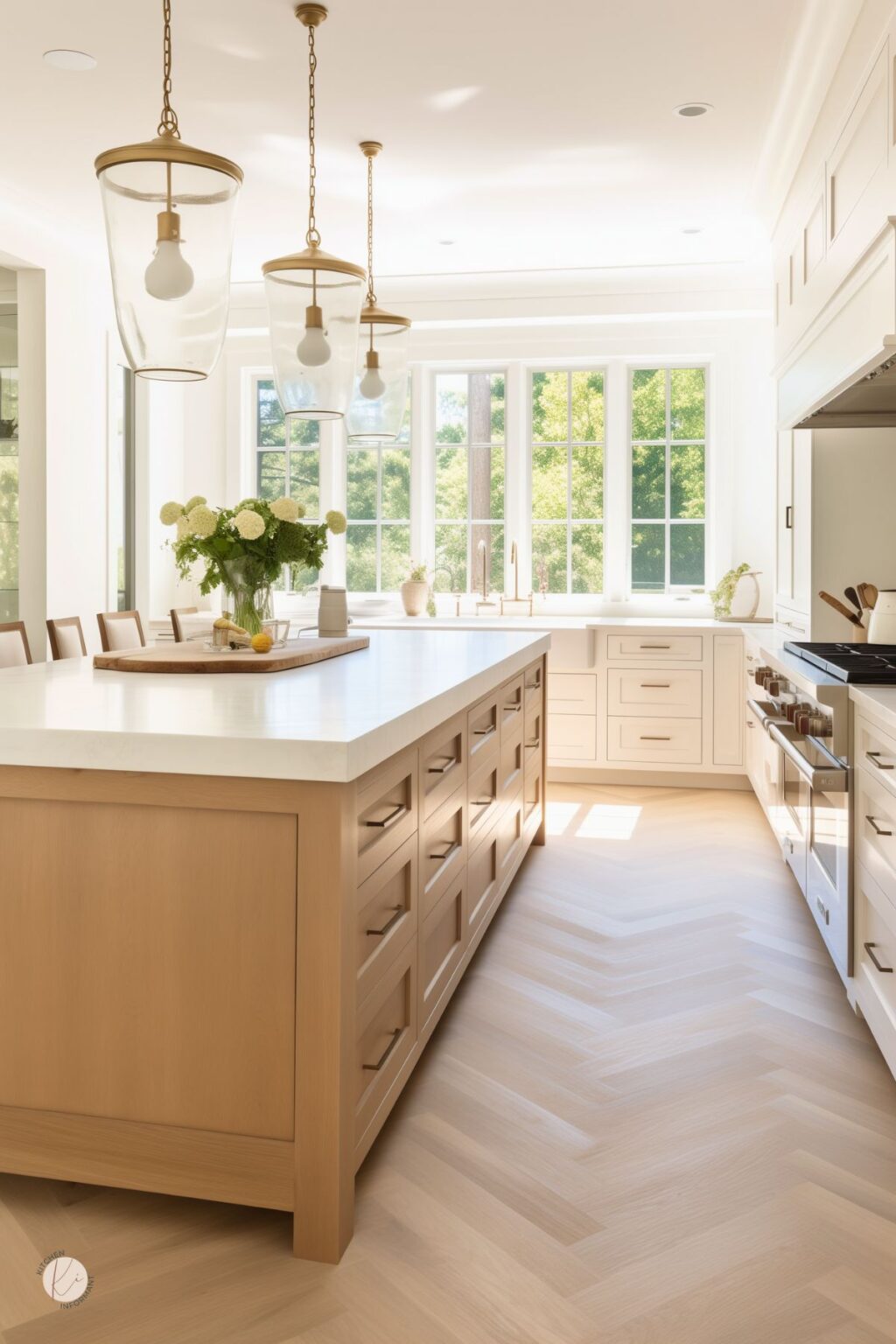 21 White Oak Kitchen Island Designs - Kitchen Informant