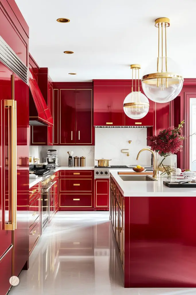 Cherry Red Kitchens: Bringing Bold Style and Warmth to Your Home