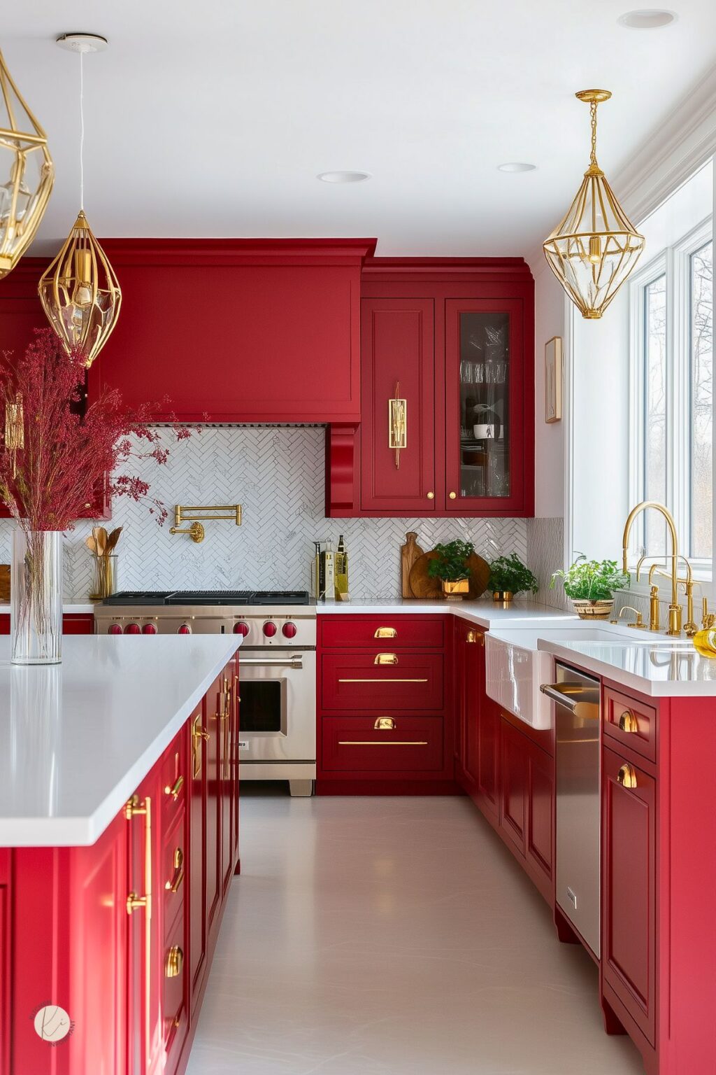 Cherry Red Kitchens: Bringing Bold Style and Warmth to Your Home