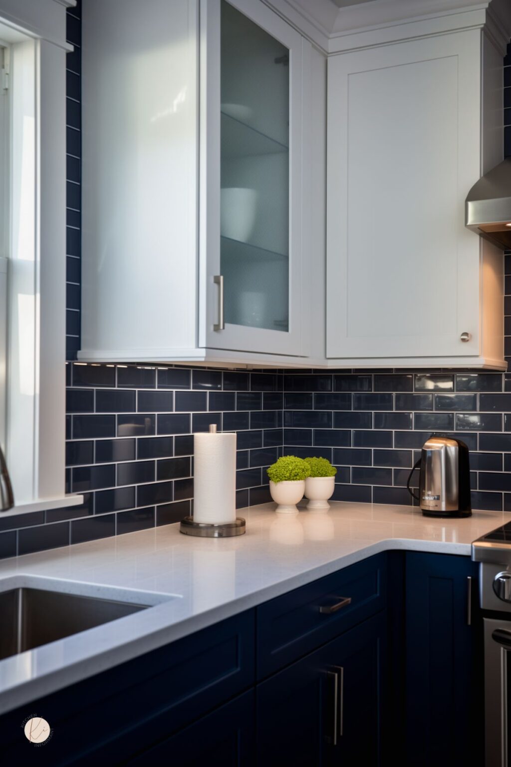 Navy Blue Backsplashes in Kitchen Design - Kitchen Informant