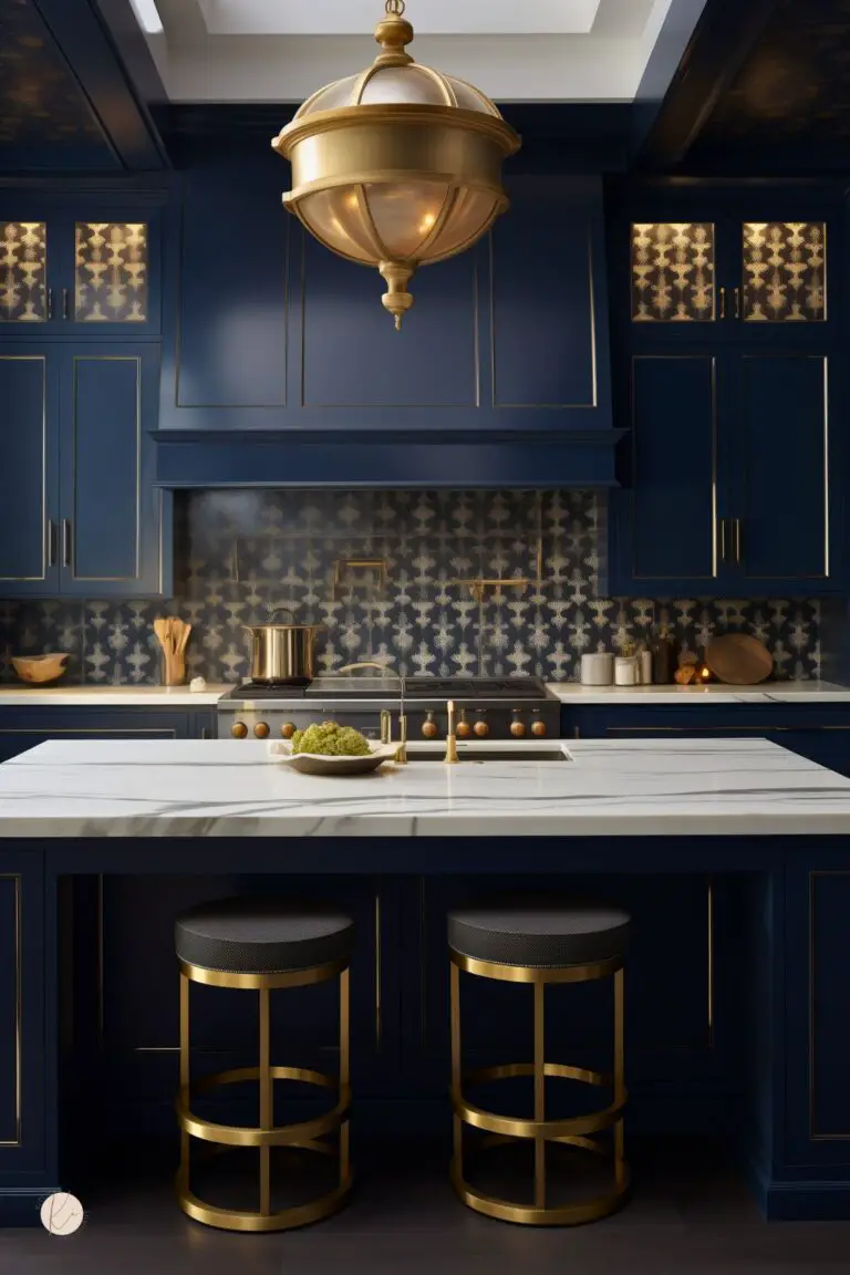 Navy Blue Backsplashes in Kitchen Design - Kitchen Informant