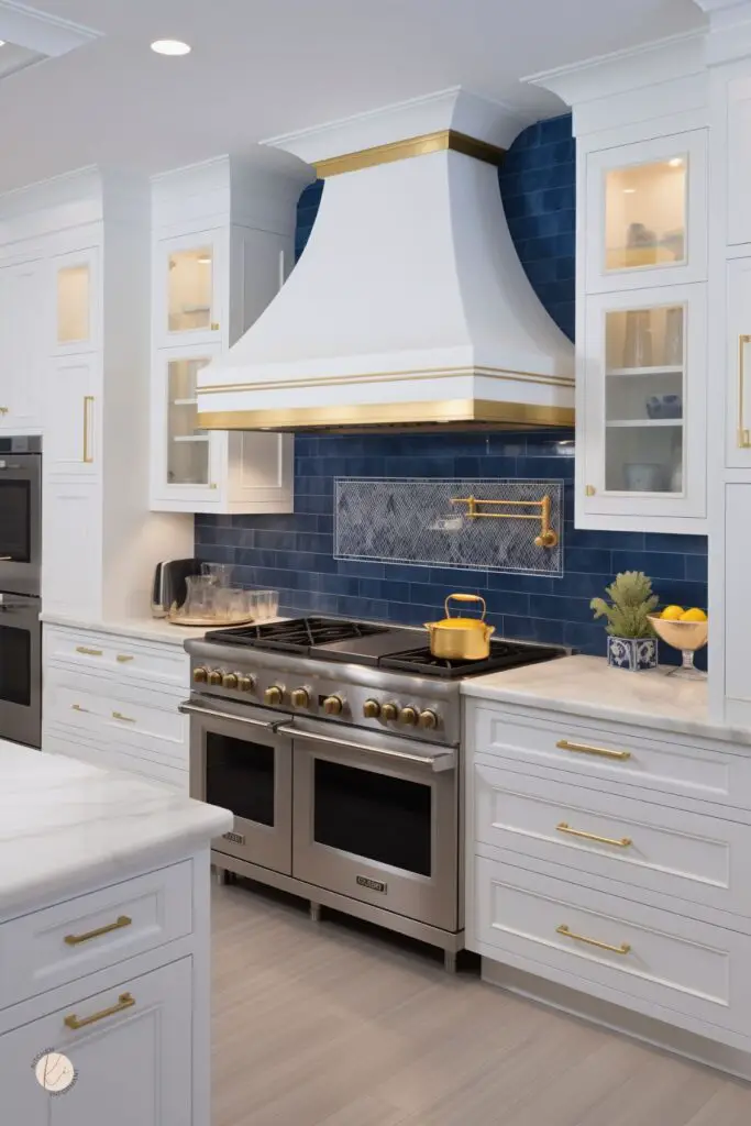 Navy Blue Backsplashes in Kitchen Design - Kitchen Informant