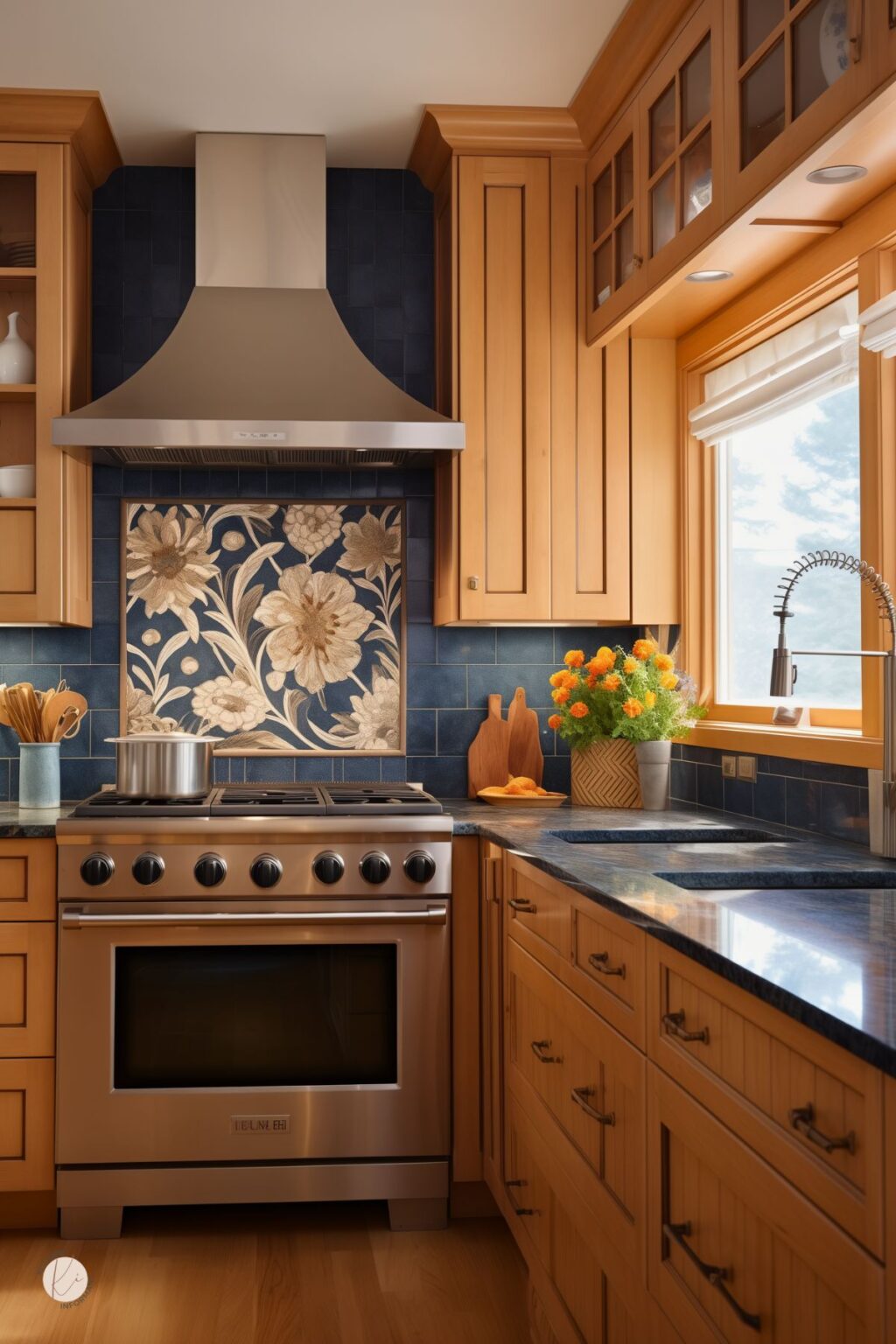 Navy Blue Backsplashes in Kitchen Design - Kitchen Informant