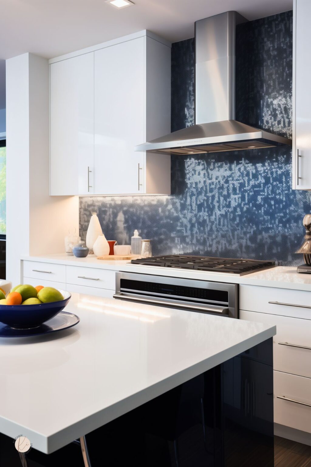 Navy Blue Backsplashes in Kitchen Design - Kitchen Informant
