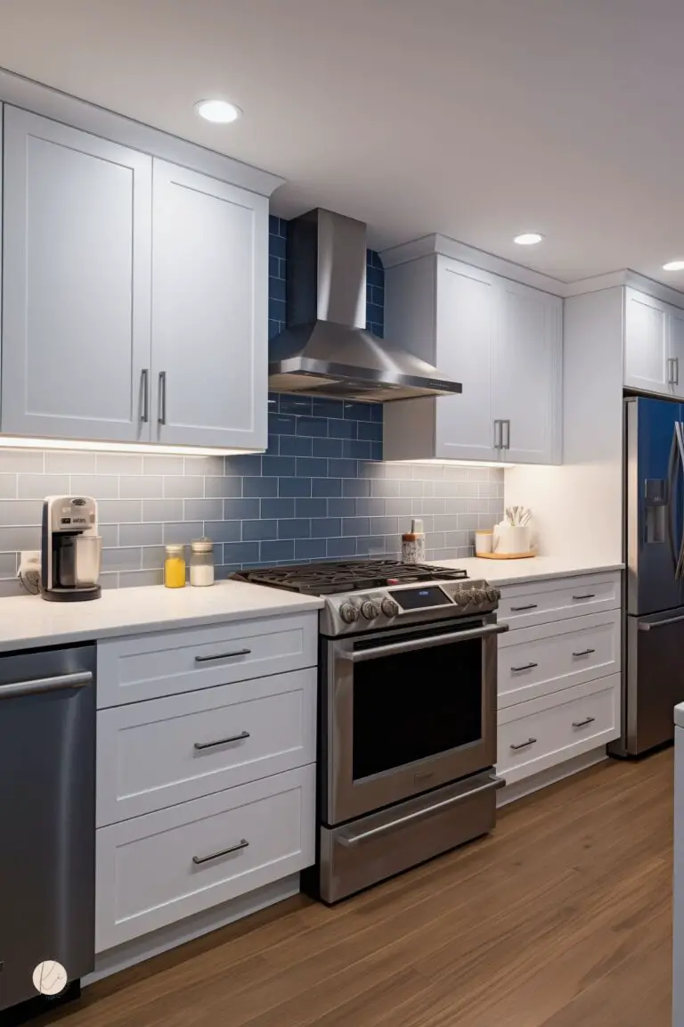 Navy Blue Backsplashes in Kitchen Design - Kitchen Informant