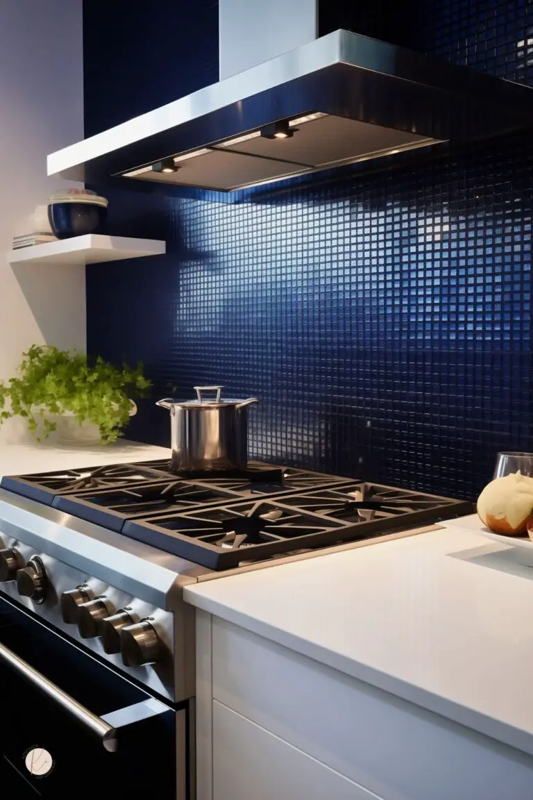 Navy Blue Backsplashes in Kitchen Design - Kitchen Informant