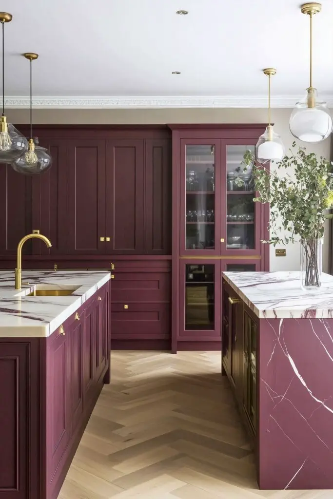 Oxblood Kitchens: Transforming Your Space with Bold Elegance - Kitchen ...