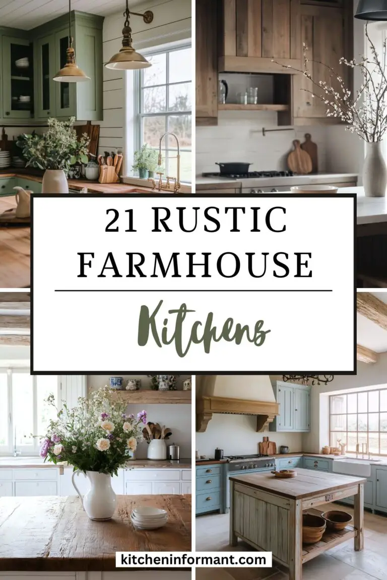 Rustic Farmhouse Kitchen: Embrace Cozy Charm & Timeless Style