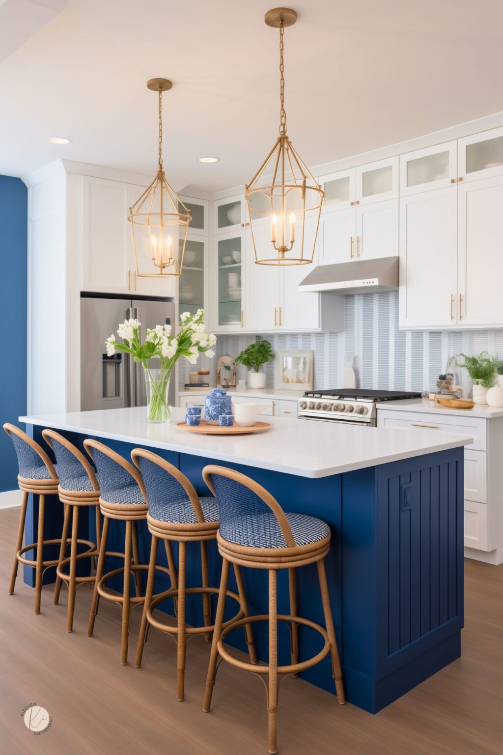 The Perfect Navy Blue Kitchen for a Coastal Look - Kitchen Informant