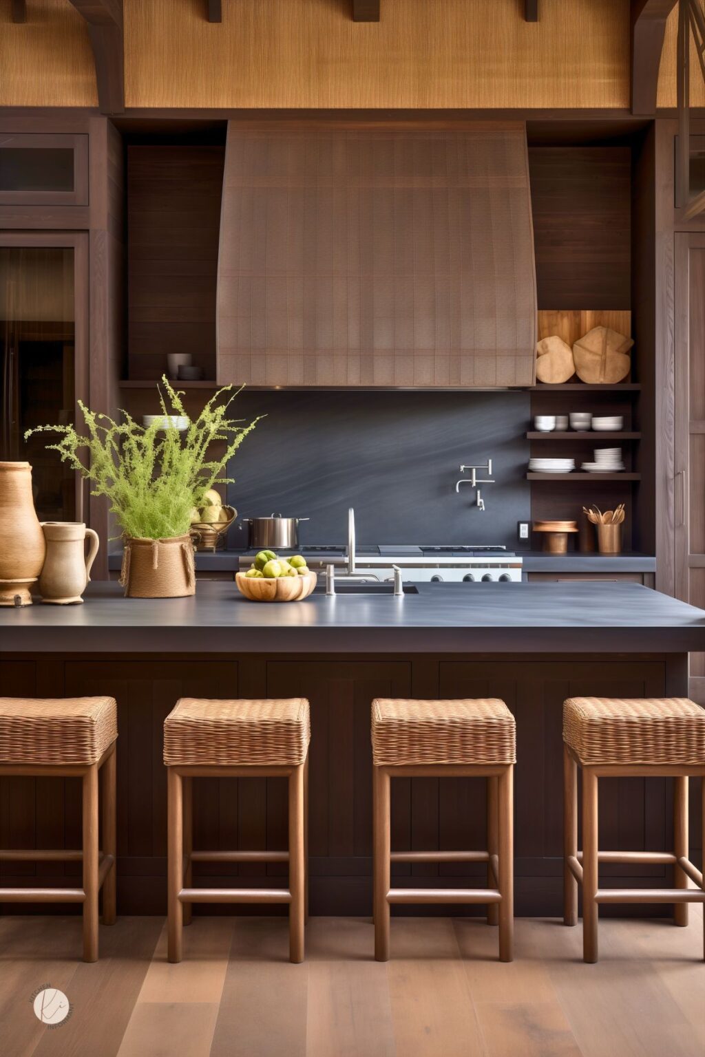 Bold Rustic Kitchens With Dark Wood - Kitchen Informant